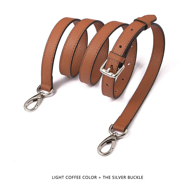 Модный женский кожаный ремешок для сумки, высококачественный Коричневый, 1.8cm Gun Buckle, NUM 9