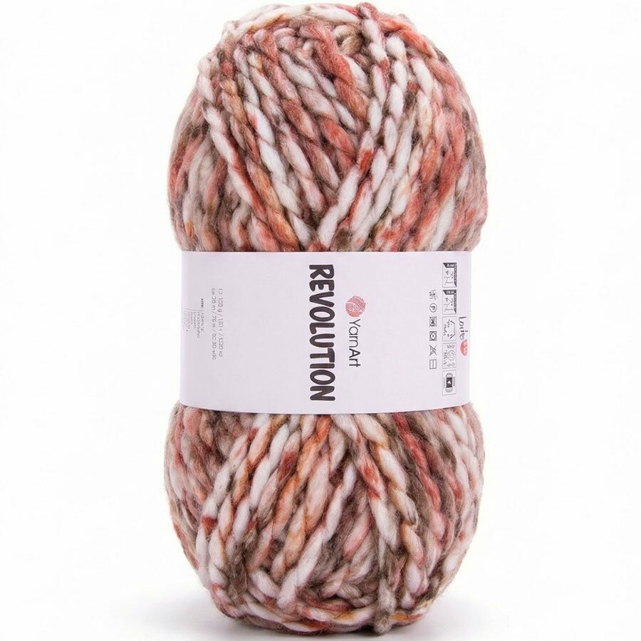 Пряжа Yarnart REVOLUTION 1610 принт (3 мотка)