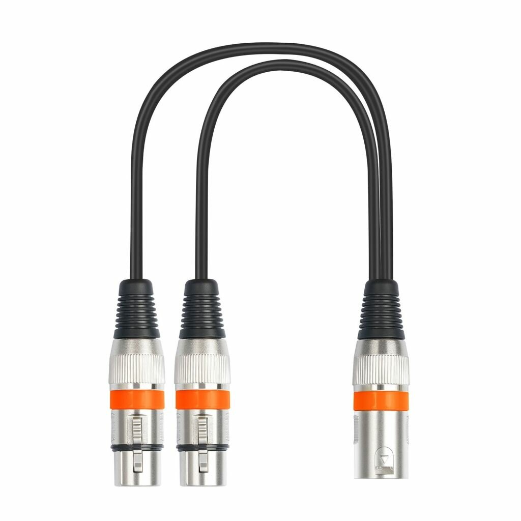 Разветвитель аудио-кабеля 3Pin Male на 2 Female