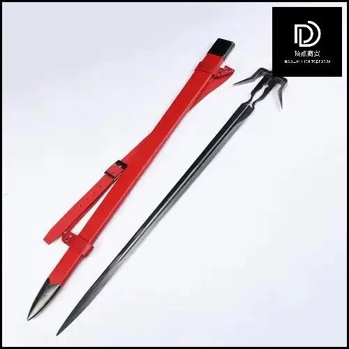 Эксклюзивная металлическая реплика меча Цири из Ведьмака 3 Дикая Охота, красная версия, создана в масштабе один к одному как небоевая копия оружия дочери Геральта Белого Волка