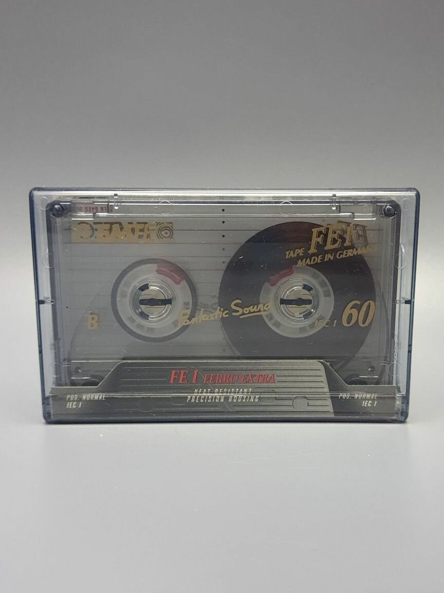 Аудиокассета Emtec FE I Ferro Extra 60 Type I, 1997-2000 гг.
