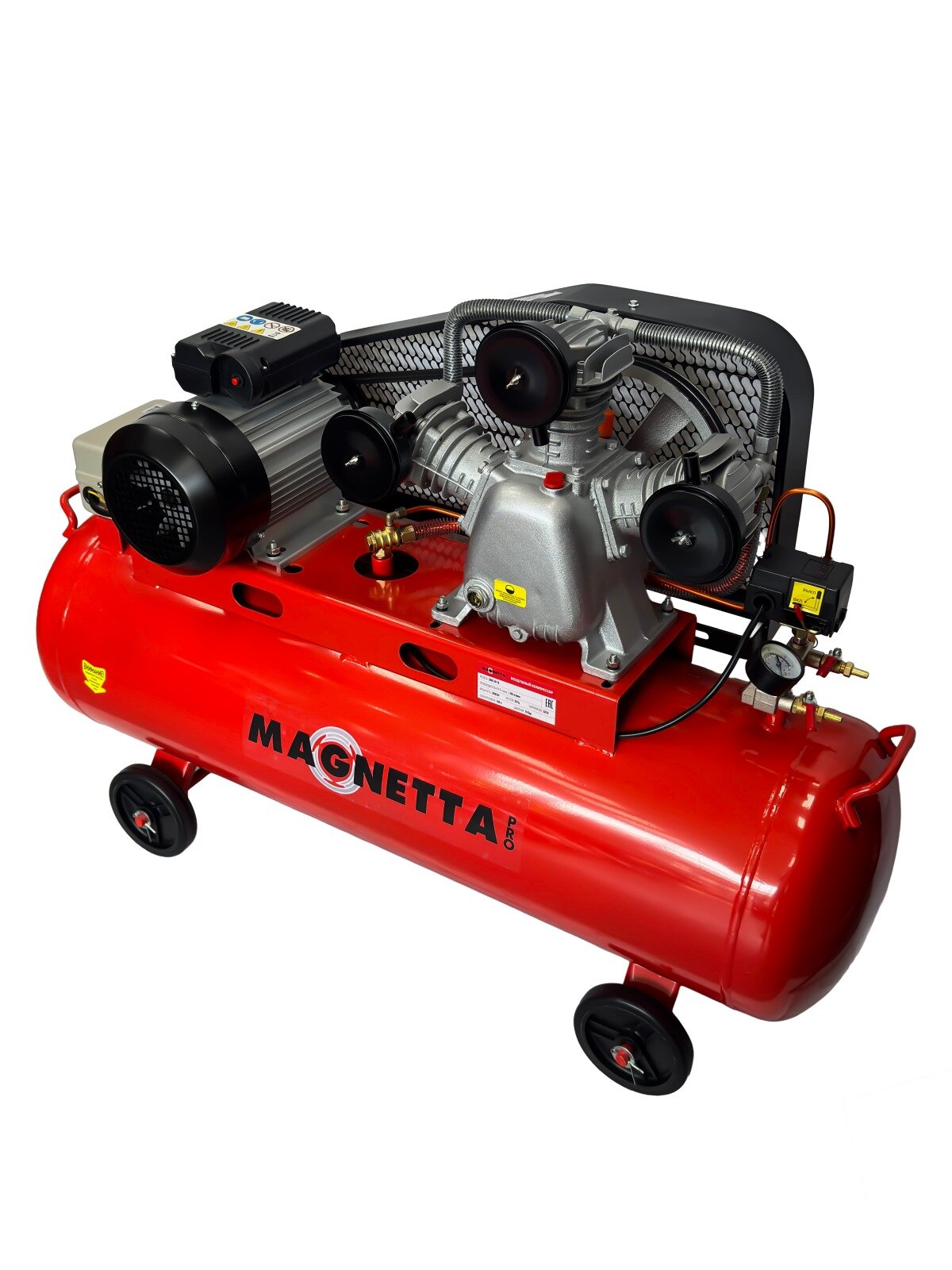 Компрессор с ременным приводом MAGNETTA SW0.36/10-100L