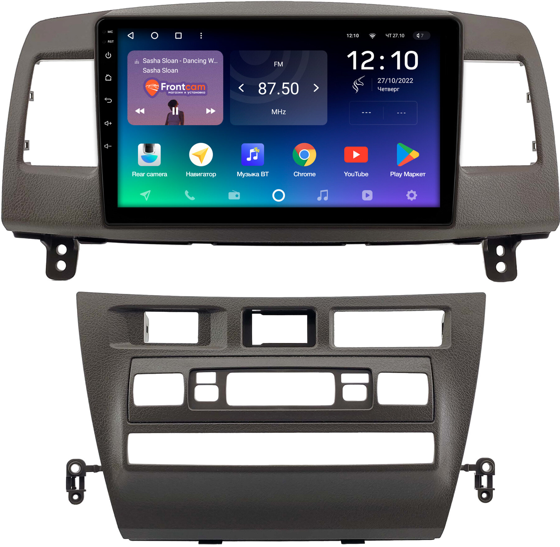 Штатная магнитола Toyota Mark 2 (X110) 2000-2007, Verossa 2001-2004 (авто без монитора, Тип 2) Teyes SPRO PLUS 6/128 9" RM-9-0559 Android 10 (4G-SIM,