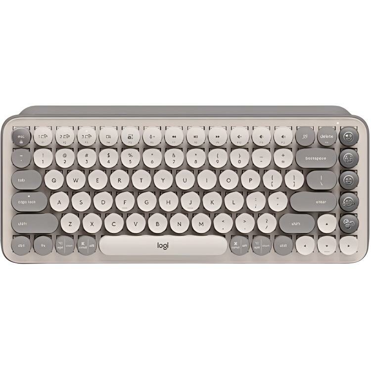 Клавиатура унисекс Logitech POP Keys беспроводная механическая с эмодзи-клавишами 1312255550, Official Standard Kit