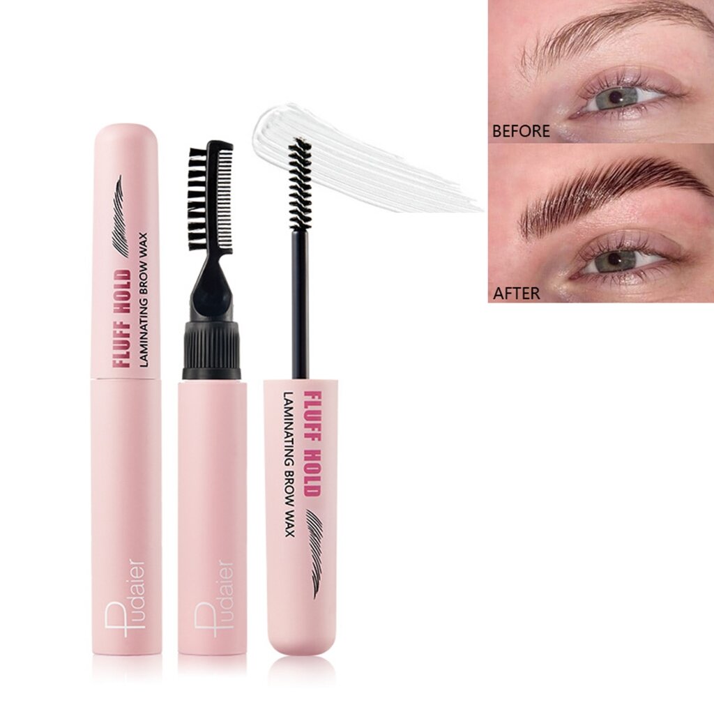 Воск для бровей Brow Gel, Воск для укладки бровей для придания перистости и пушистости- и Мыло для бровей Brow Brow, Стойкий макияж бровей с эффектом ламинирования