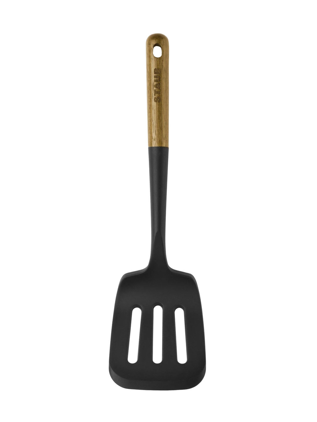 Лопатка с прорезями Staub, 31 см, силикон, дерево, серия La Cocotte