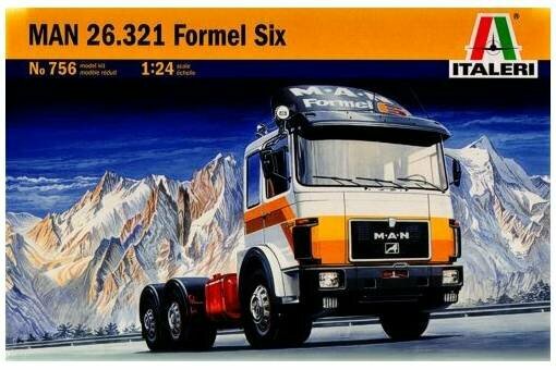 Сборная модель "Автомобиль MAN 26.321 Formel Six" (1:24), артикул 0756