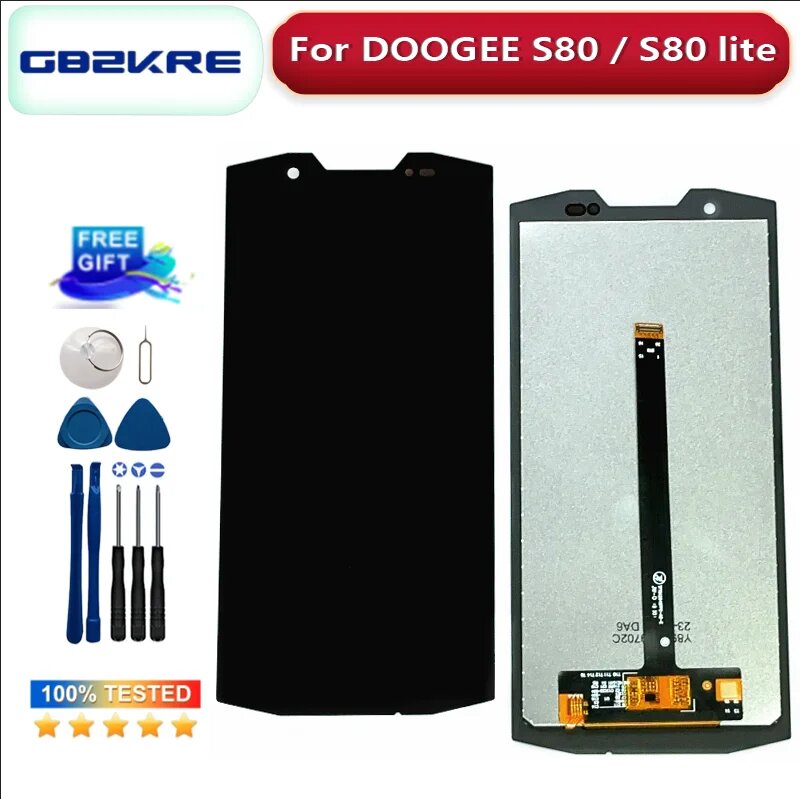 ЖК-дисплей для Doogee S80/S80 Lite, s80