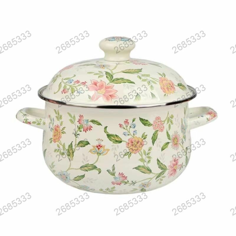 Кастрюля, Эмалированная сталь, 4,3 л