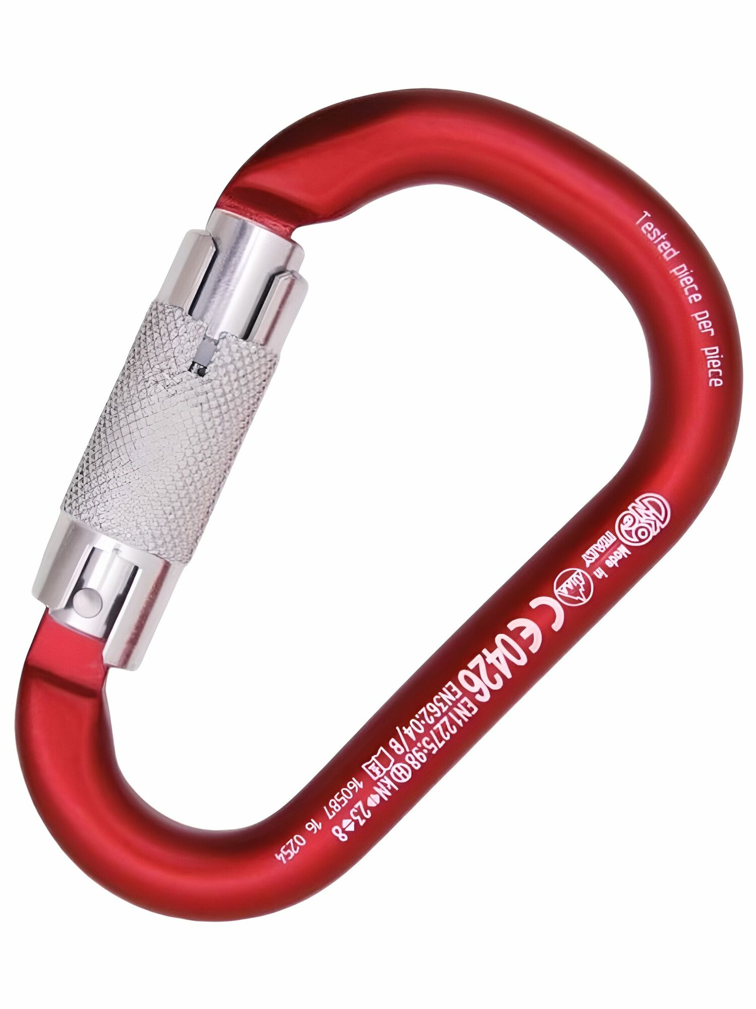 Карабин алюминиевый HMS CLASSIC TWIST LOCK "KONG"