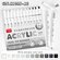 Маркер GuangNa Acrylic Dual Tip, 12 шт, бело-серая гамма, GN.81091-12