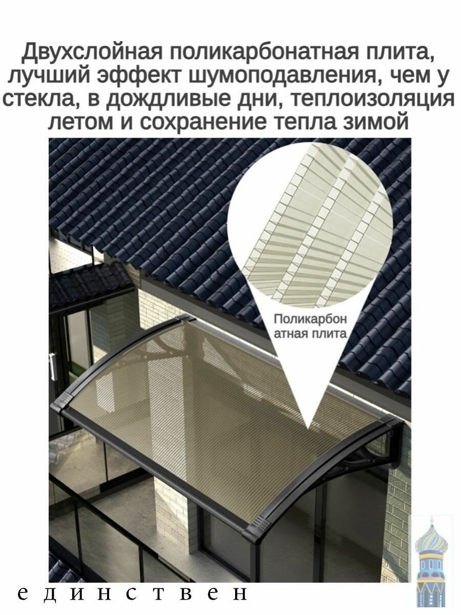 Готовый навес для крыльца — фото 1