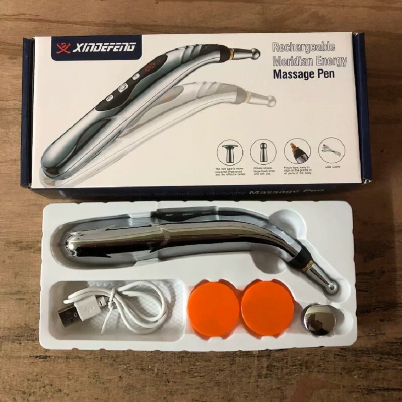 Электронный массажер-акупунктурный прибор Meridian Acupoint Pen: интеллектуальный искатель акупунктурных точек,