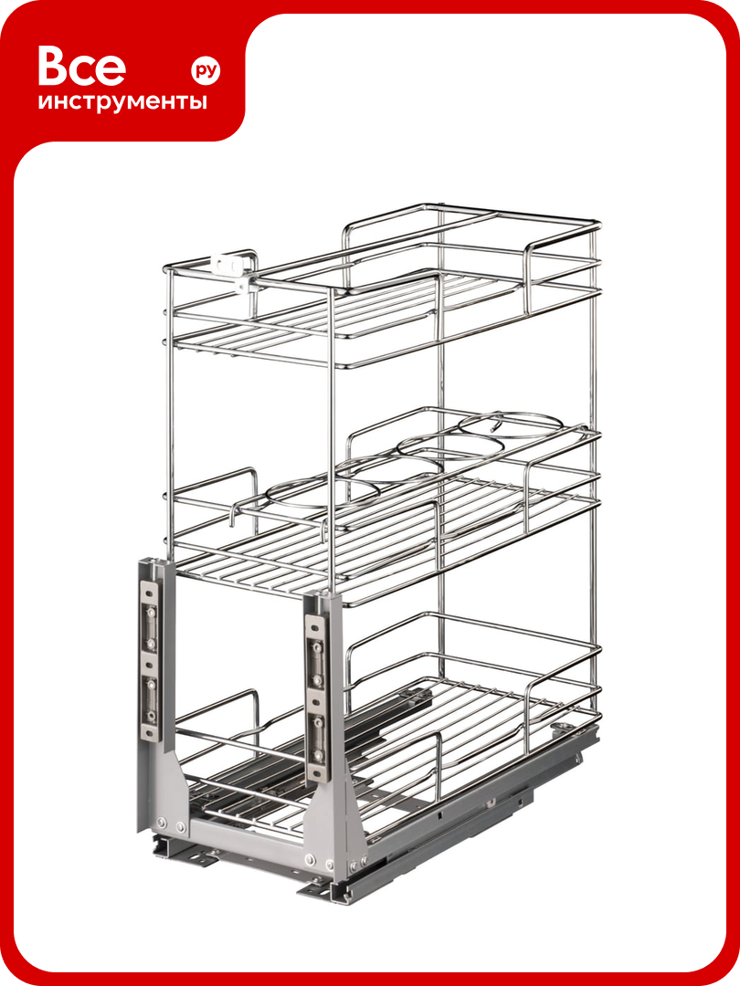 Бутылочница MF 300мм 3-уров. K4PTJ023D ALBA 230х451х505мм с доводчиком 5884v