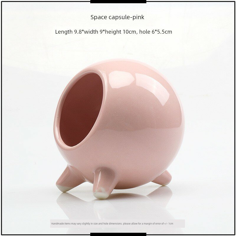 Керамическое укрытие для рыб и креветок в аквариуме, керамический горшок-гнездо, мини-домик для разведения попугаев,