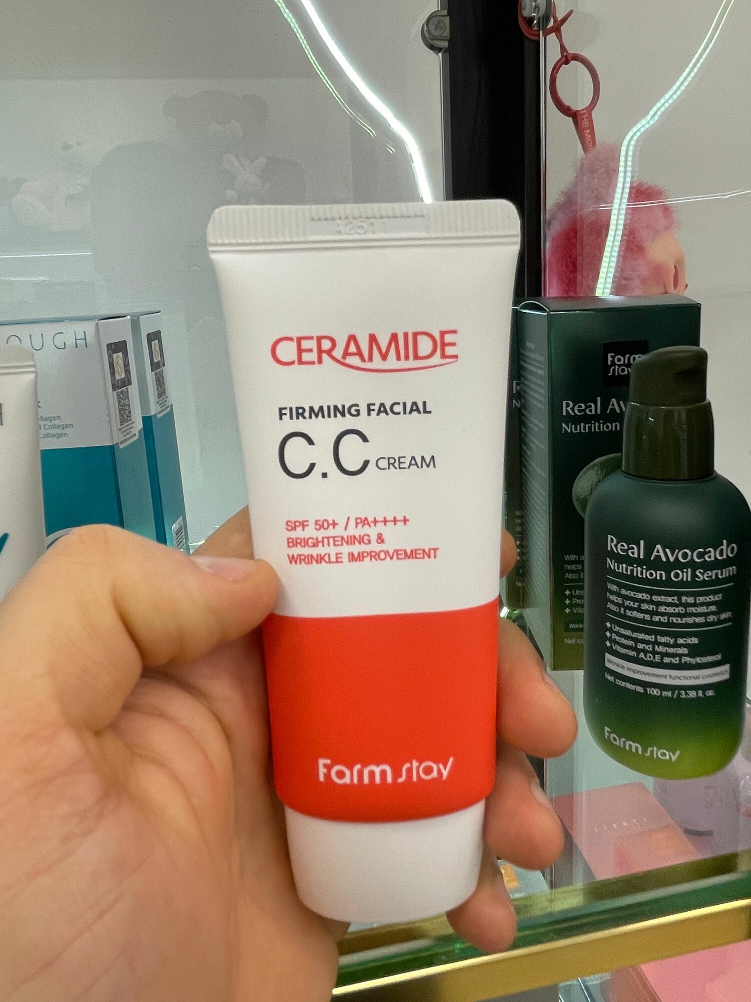 Ceramide Firming Facial CC Cream FarmStay корейский укрепляющий CC-крем с керамидами
