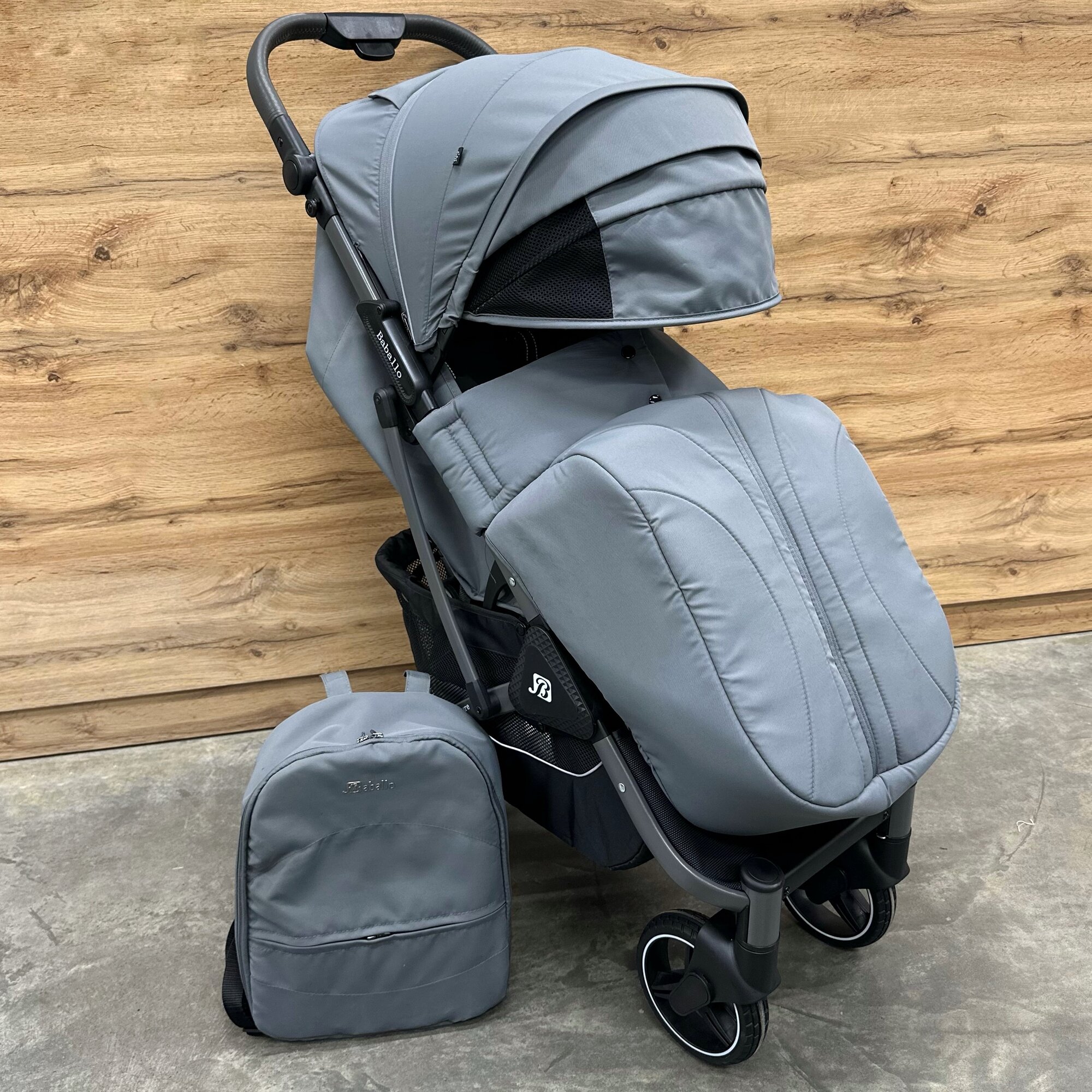 Прогулочная коляска BREND BABALLO ORIGINAL FUTURE 2026, цвет серый, серая рама
