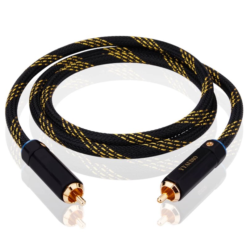 Японский цифровой коаксиальный аудиокабель Kabel Design 75 Ом для усилителя и сабвуфера 5.1 Другая длина