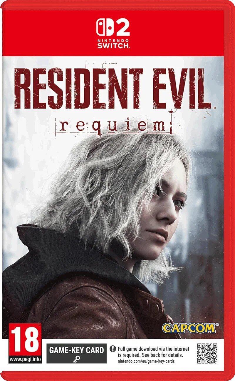 Игра для Nintendo Switch 2, картридж Resident Evil Requiem , русская озвучка