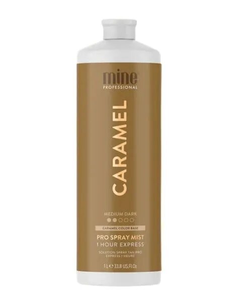MineTan / Лосьон для моментального загара Caramel Pro Spray Mist 12% DHA 1000 мл