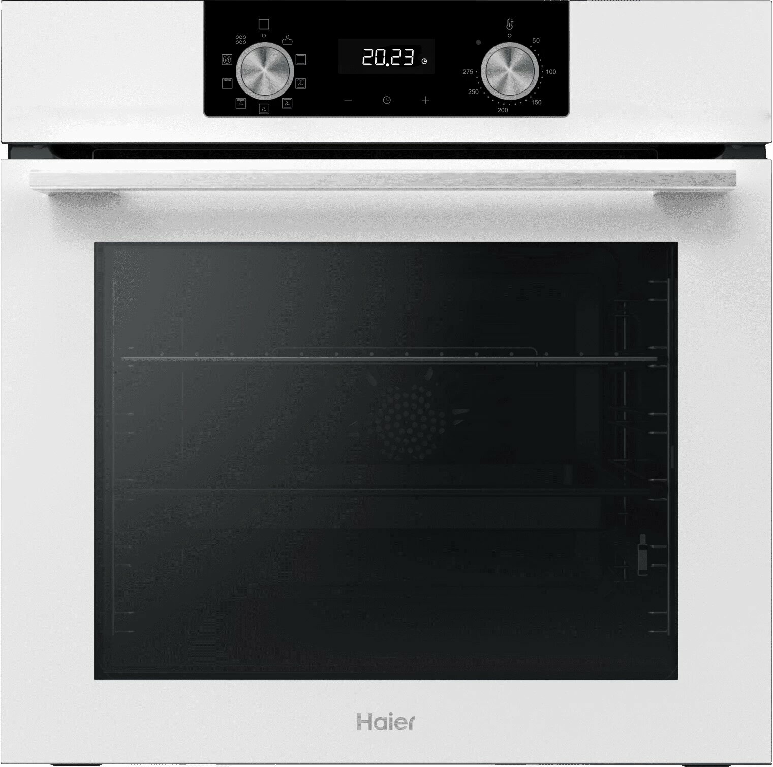 Электрический духовой шкаф Haier HOQ-K2ANN3WB с грилем, конвекцией и телескопическими направляющими