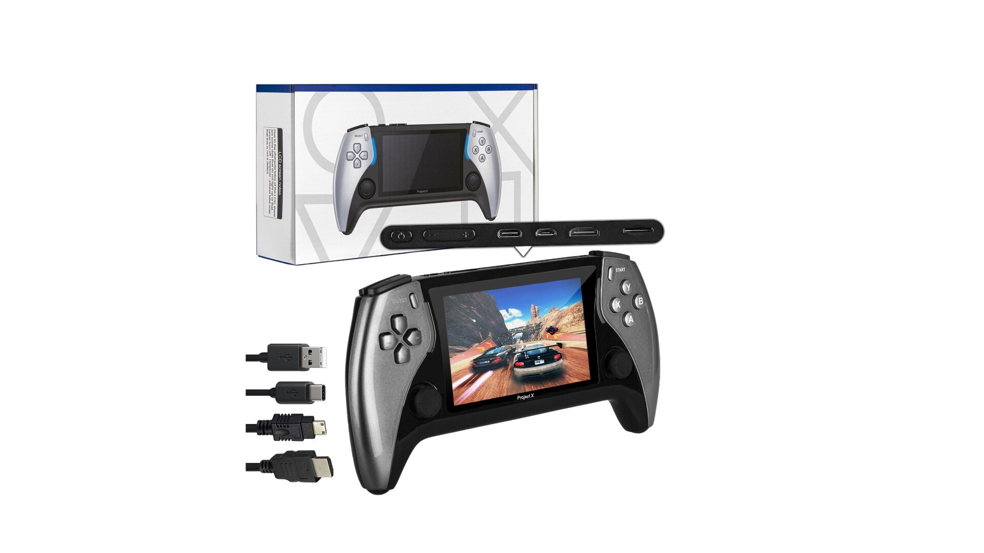 Портативная игровая приставка 2386 игр XP белый*