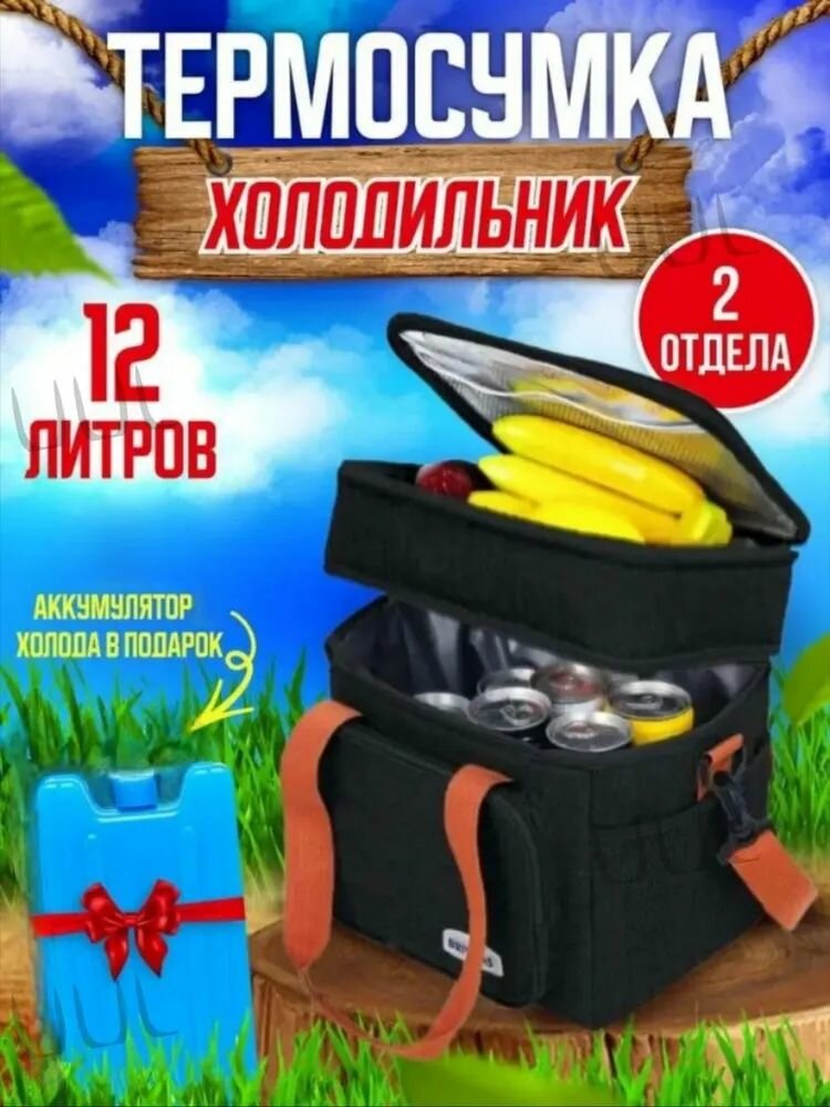 Термосумка, сумка холодильник, аккумуляторы холода 12 лгарантия качества