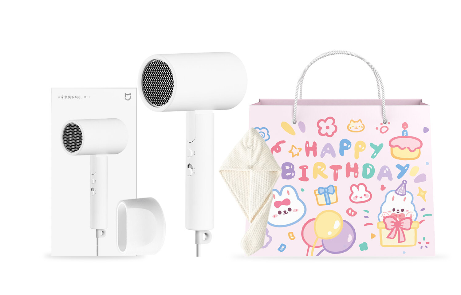 Фен унисекс Xiaomi Hair Dryers H101 1600W, 13368374