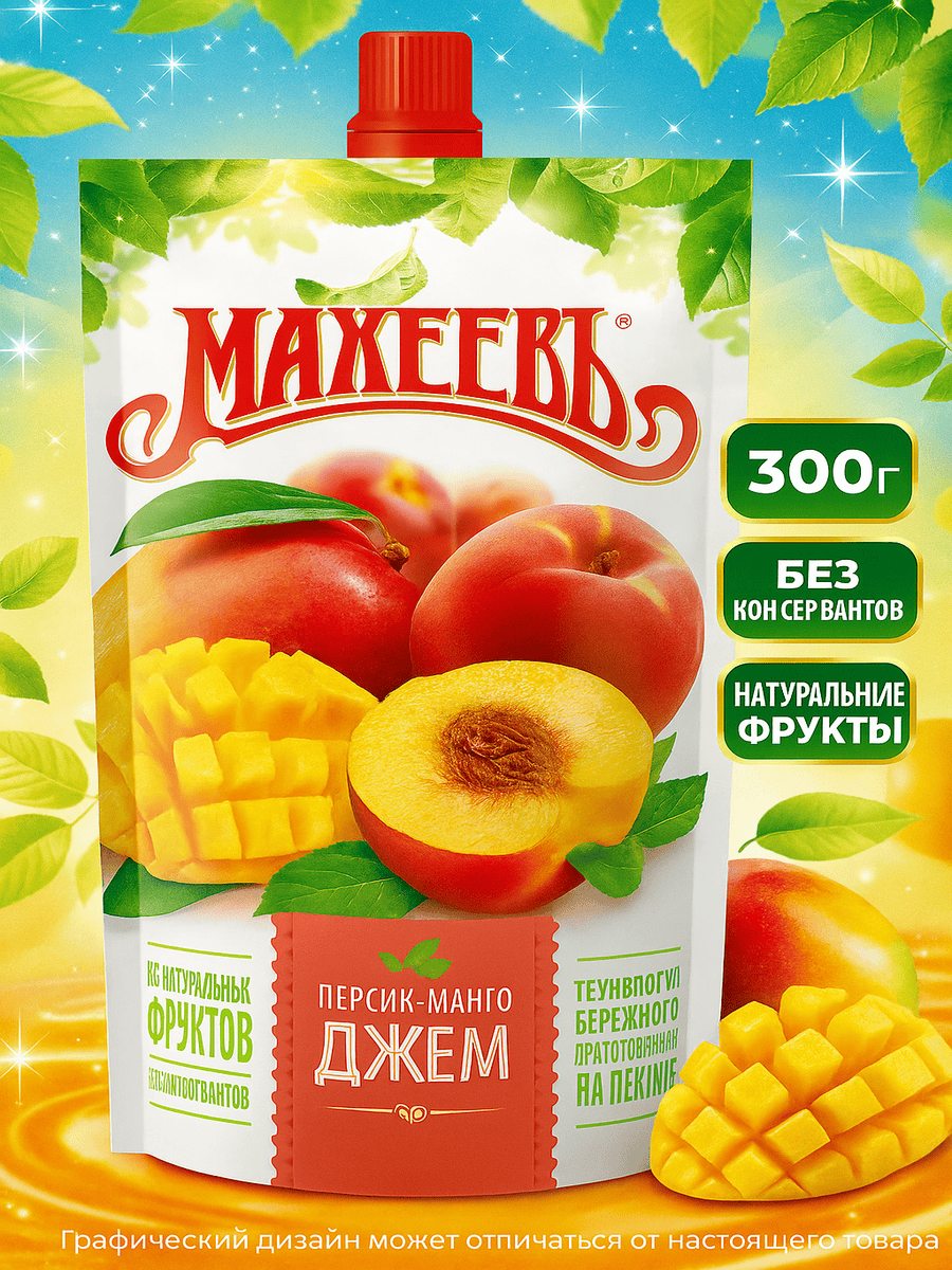 Джем Махеевъ Персик и Манго, 300 г