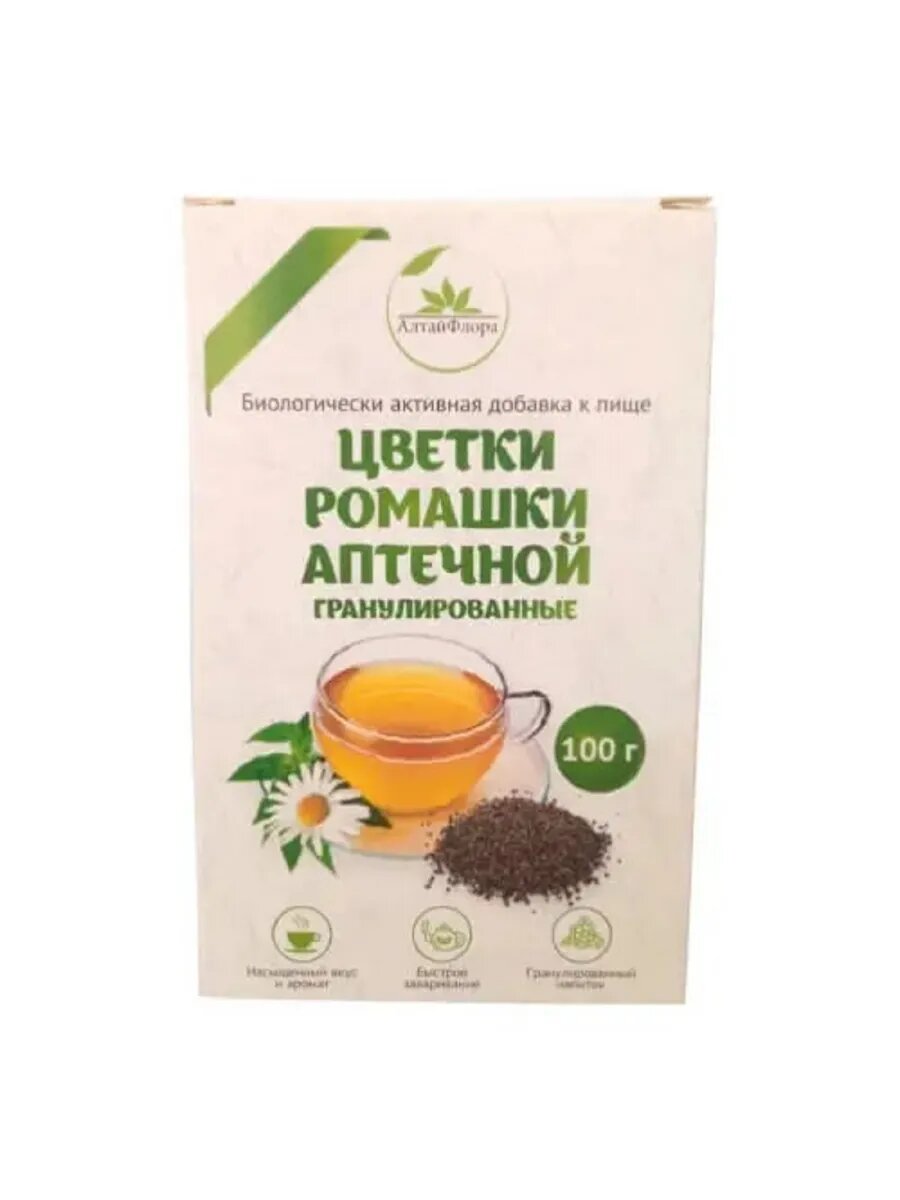 Алтайфлора Ромашка аптечная, гранулы, дополнительный источник флавоноидов
