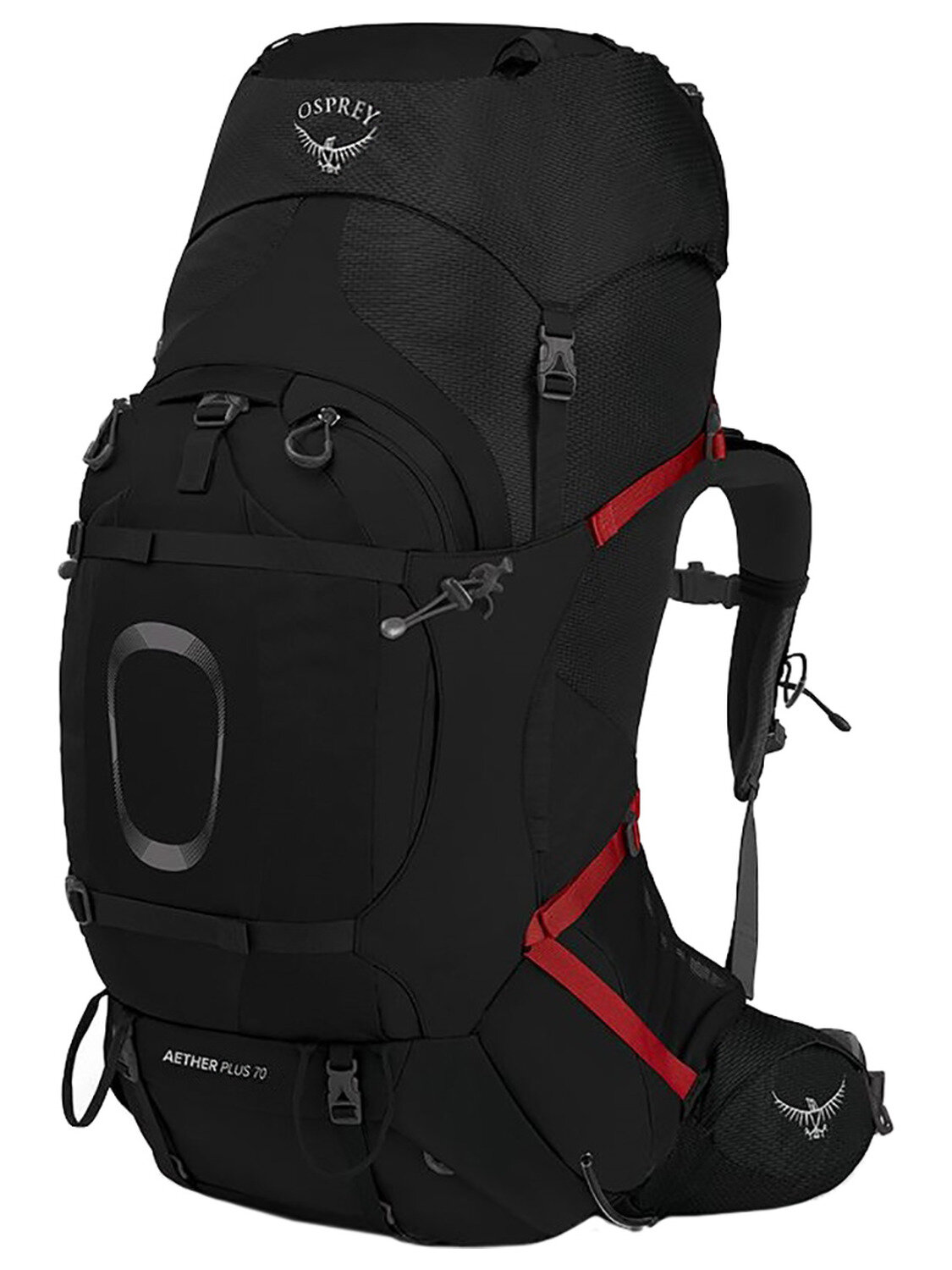 Рюкзак Osprey Aether Plus 70 Black 2026 Черный, для мужчин