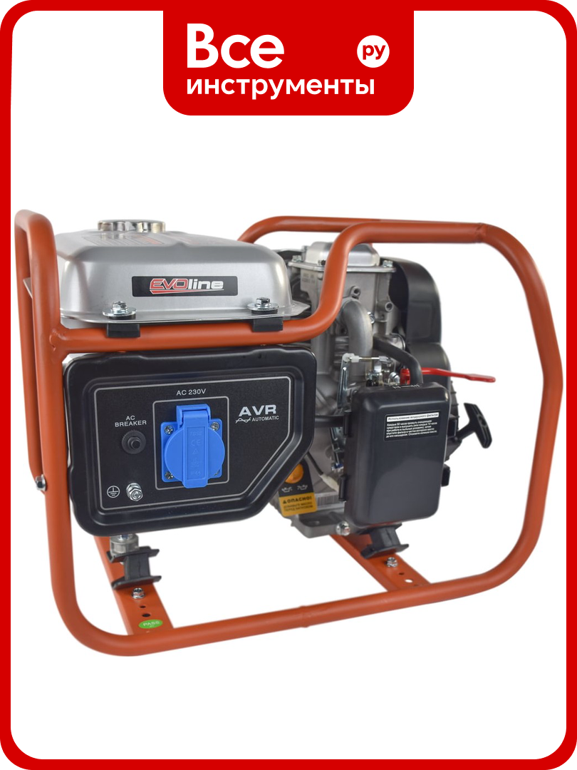 Генератор бензиновый Evoline PB 1800 (произведено Zongshen) 1T90DF130EVO