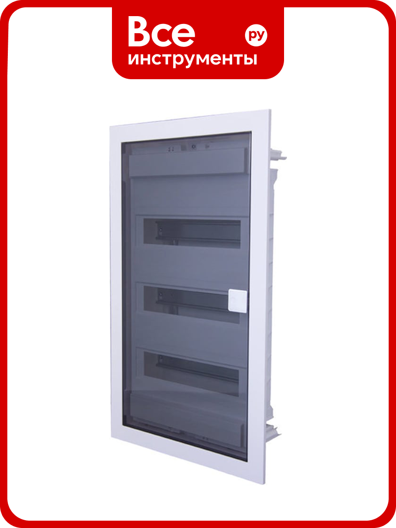 Встраиваемый распределительный щит TEHNOPLAST U36F 30555, корпус ABS‑пластик, белый цвет, модульный