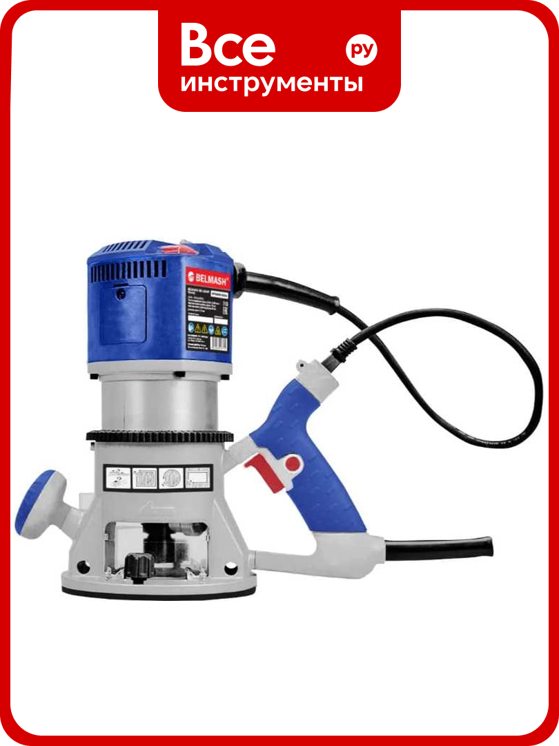 Фрезер BELMASH MR-2400P, 2400Вт, плавный пуск, регулировка оборотов, цанга 8/12/12,7мм