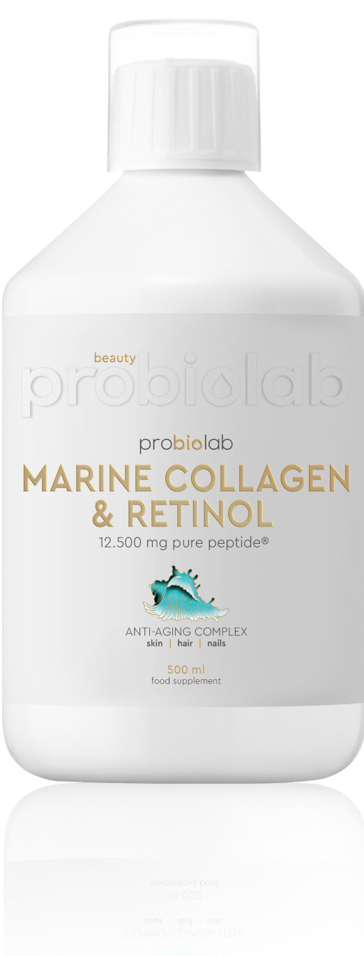 Probiolab Жидкий морской коллаген и ретинол 12500 мг Marine Collagen & Retinol 12500 Mg 50ml