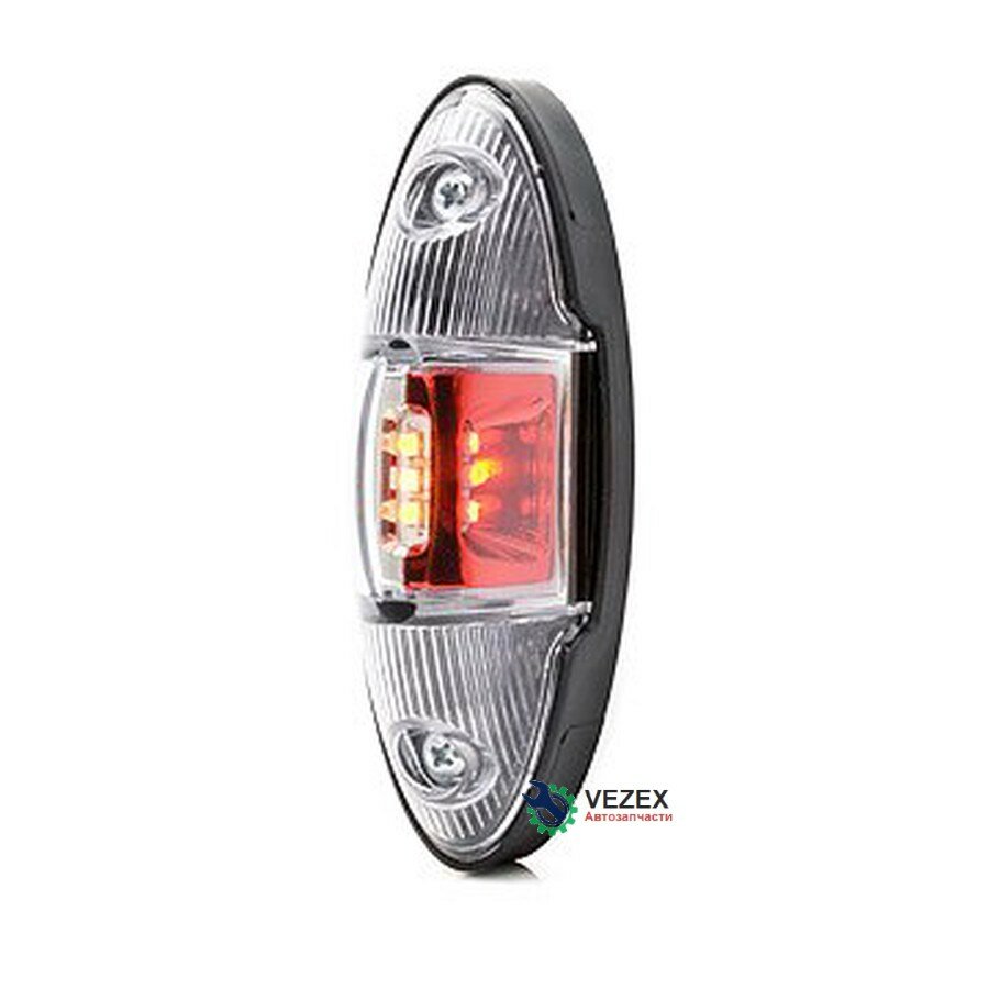 WAS 817I фонарь габаритный ! универсальный 12V-24V LED красный/белый/желтый провод 36cm \