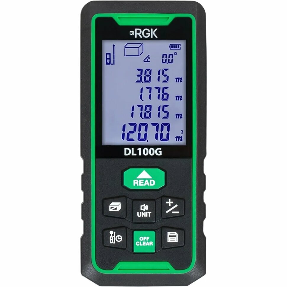 Дальномер лазерный с угломером RGK DL100G (778190), 1463093