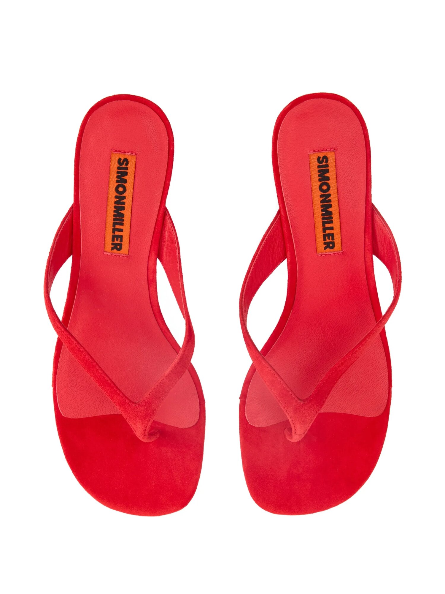 Босоножки Beep suede kitten-heel sandals