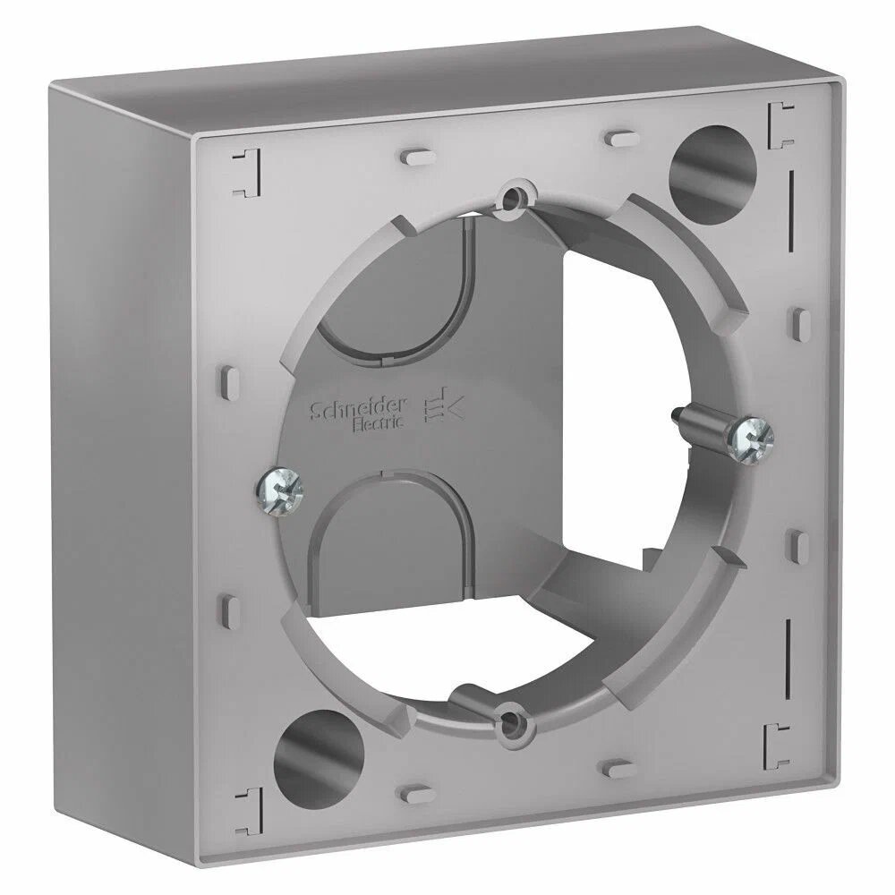 Коробка для наружного монтажа c Atlas Design ATN000300 открытая установка алюминий (2 шт.)