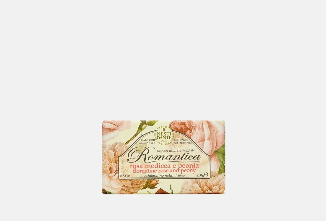 Nesti Dante Florentine rose and peony Мыло туалетное 250г