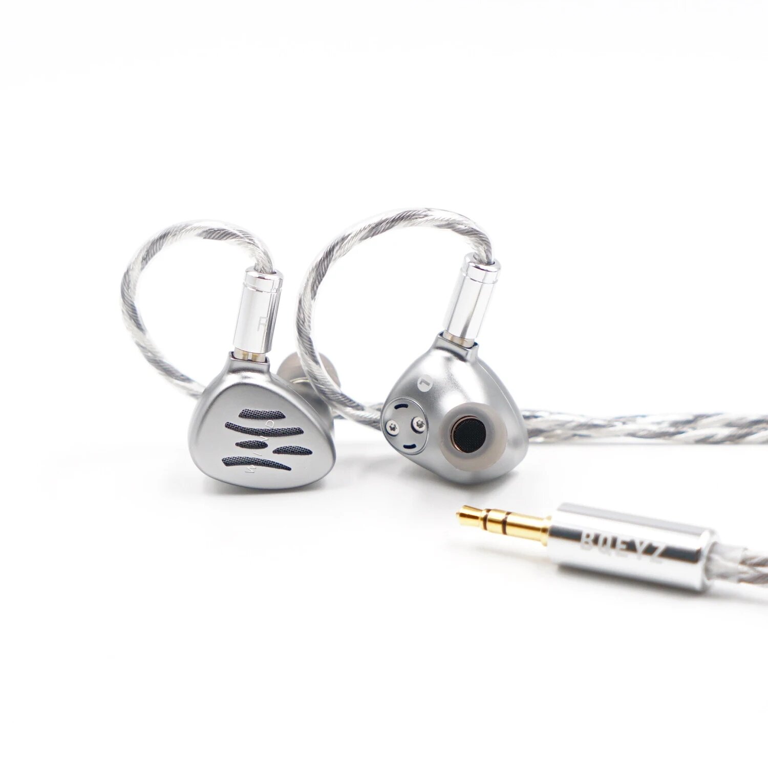 Проводные внутриканальные наушники BQEYZ Weather Series WIND Серый, Silver 3.5mm