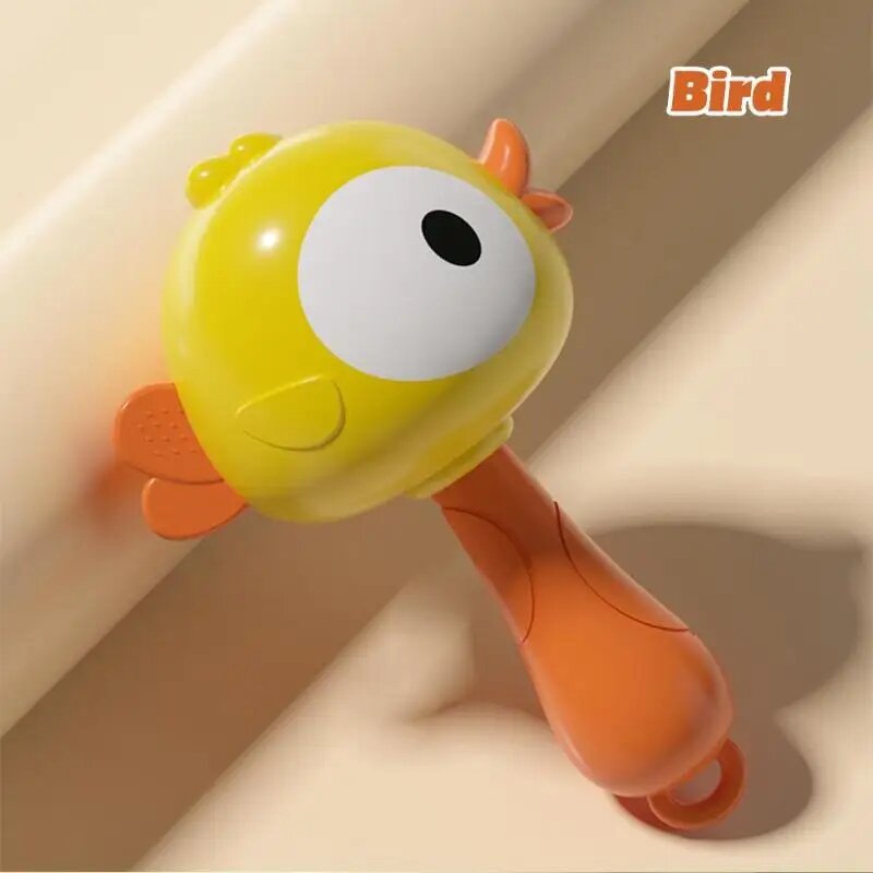 Музыкальные игрушки-погремушки для малышей Оранжевый, bird
