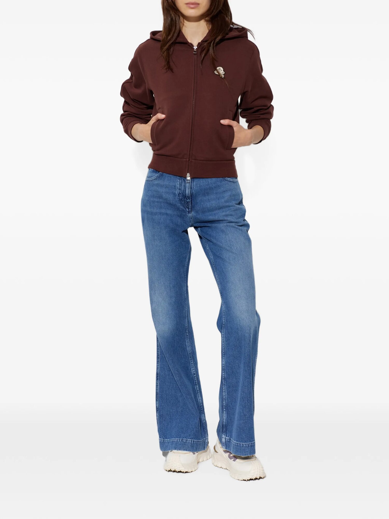 Джинсы Moncler Button-fastening jeans, размер 42, синий — фото 1