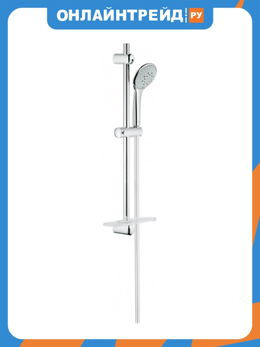 Душевой гарнитур Grohe Euphoria (27232001), 3 вида струй