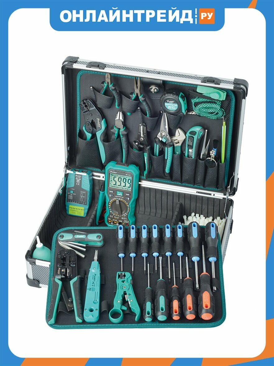 Набор инструментов Pro'skit для обслуживания LAN PK-1938M3 С00040177