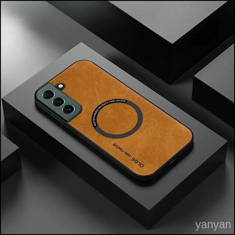 MagSafe чехол для Samsung Galaxy S22 (Самсунг Галакси С22) Нескользящий и удобный