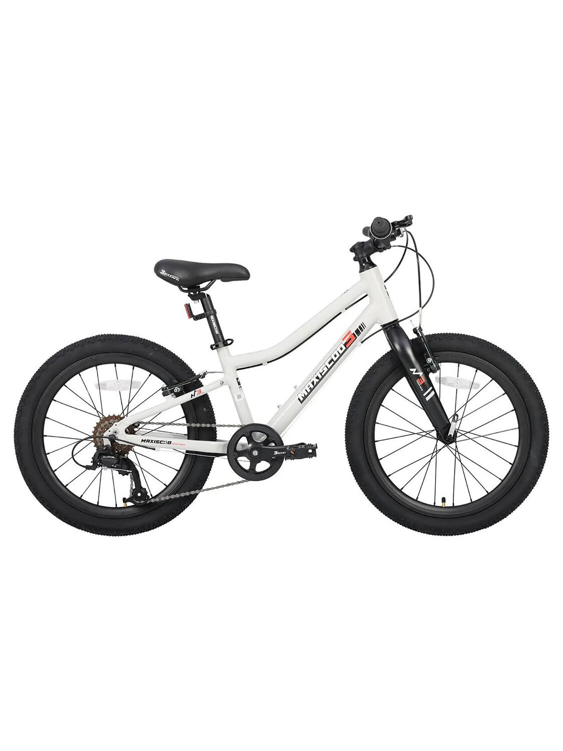Велосипед Maxiscoo 3BIKE 20 2025 Серый, для детей