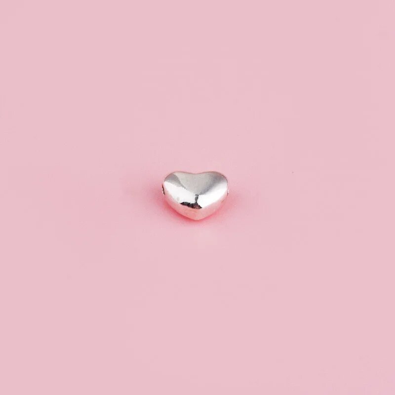 Серебряный браслет-подвеска сердце S925