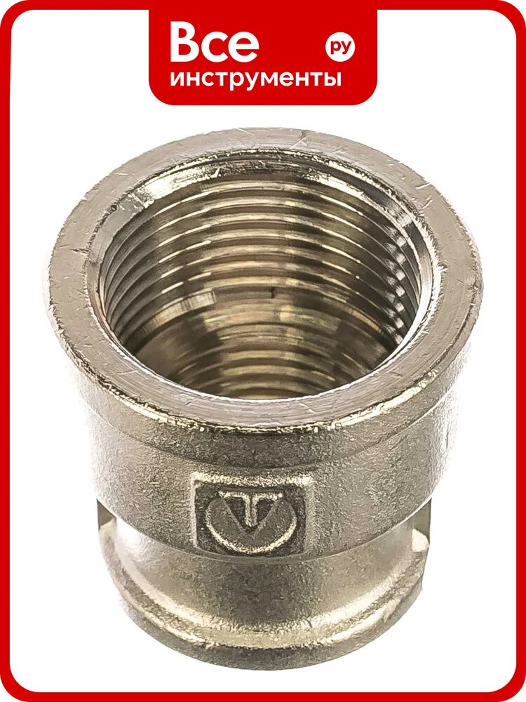 Переходная муфта Valtec 3/4"х1/2" внутренняя/внутренняя VTr.240. N.0504