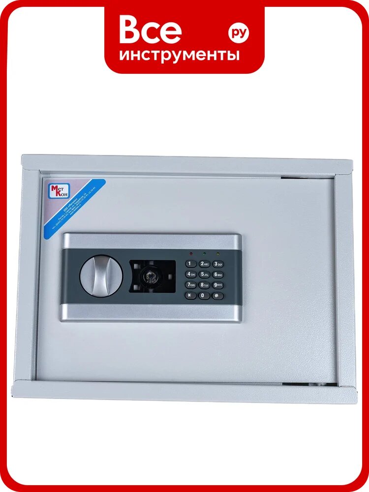 Ключница Меткон КЛ-30Э МТ_03_002_06_Ss_Bb, прочный металлический корпус, удобный органайзер для ключей